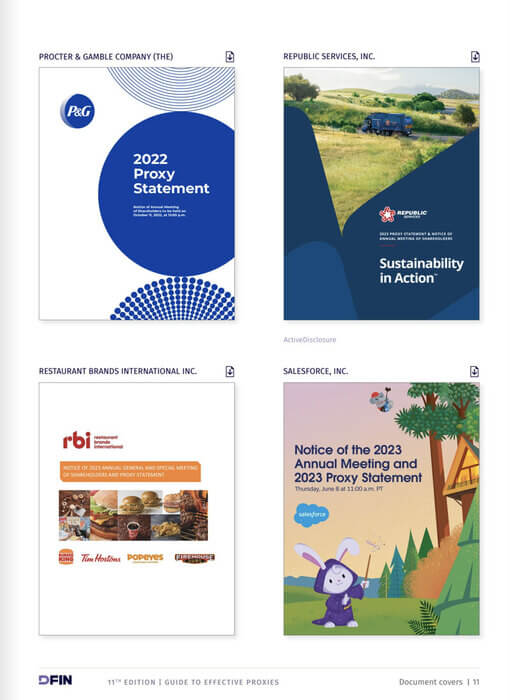 Proxy Statement Solutions | Annual Reports & Proxy | DFIN